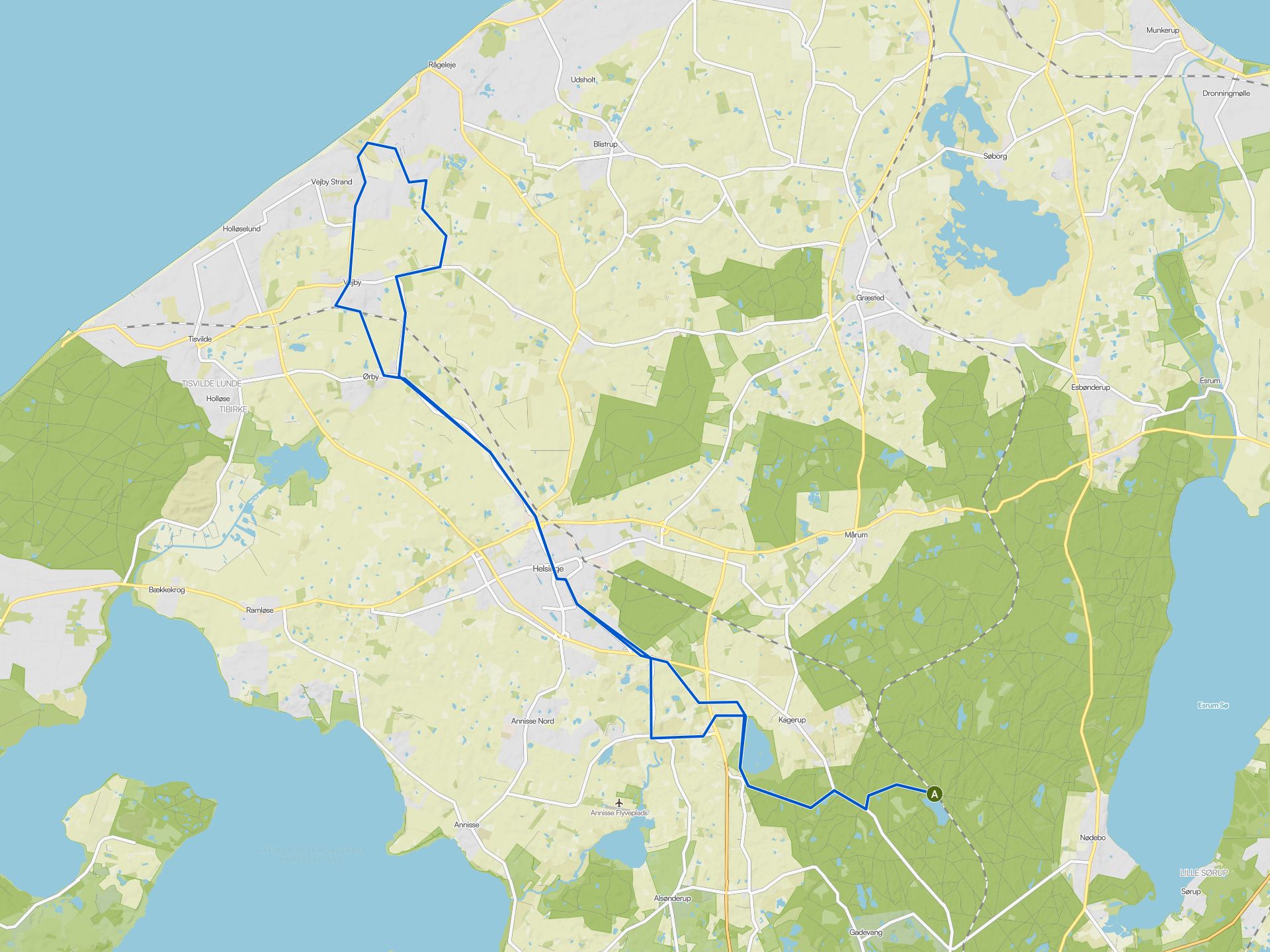 The best traffic-free bike rides in Nationalpark Kongernes Nordsjælland ...